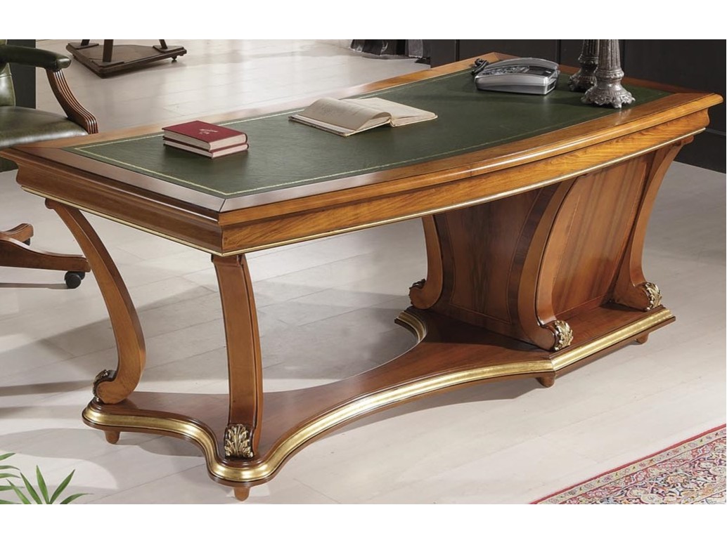LUXURY | Leather office desk By Guerra Vanni