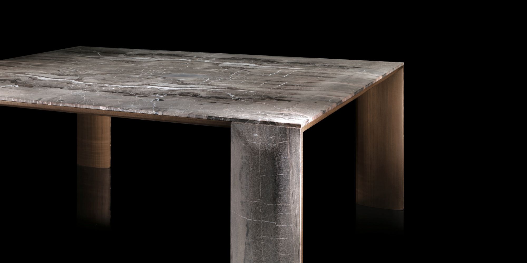LY | Stone table Rectangular stone table By Henge | design Massimo Castagna