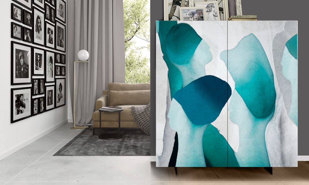 MADAME | Highboard MDF highboard with doors By PICTOOM | design Tiziano ...