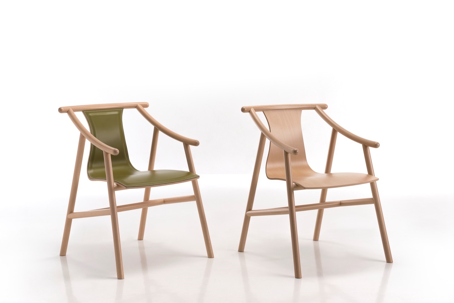 MAGISTRETTI 03 01 | Wooden chair By Wiener GTV Design