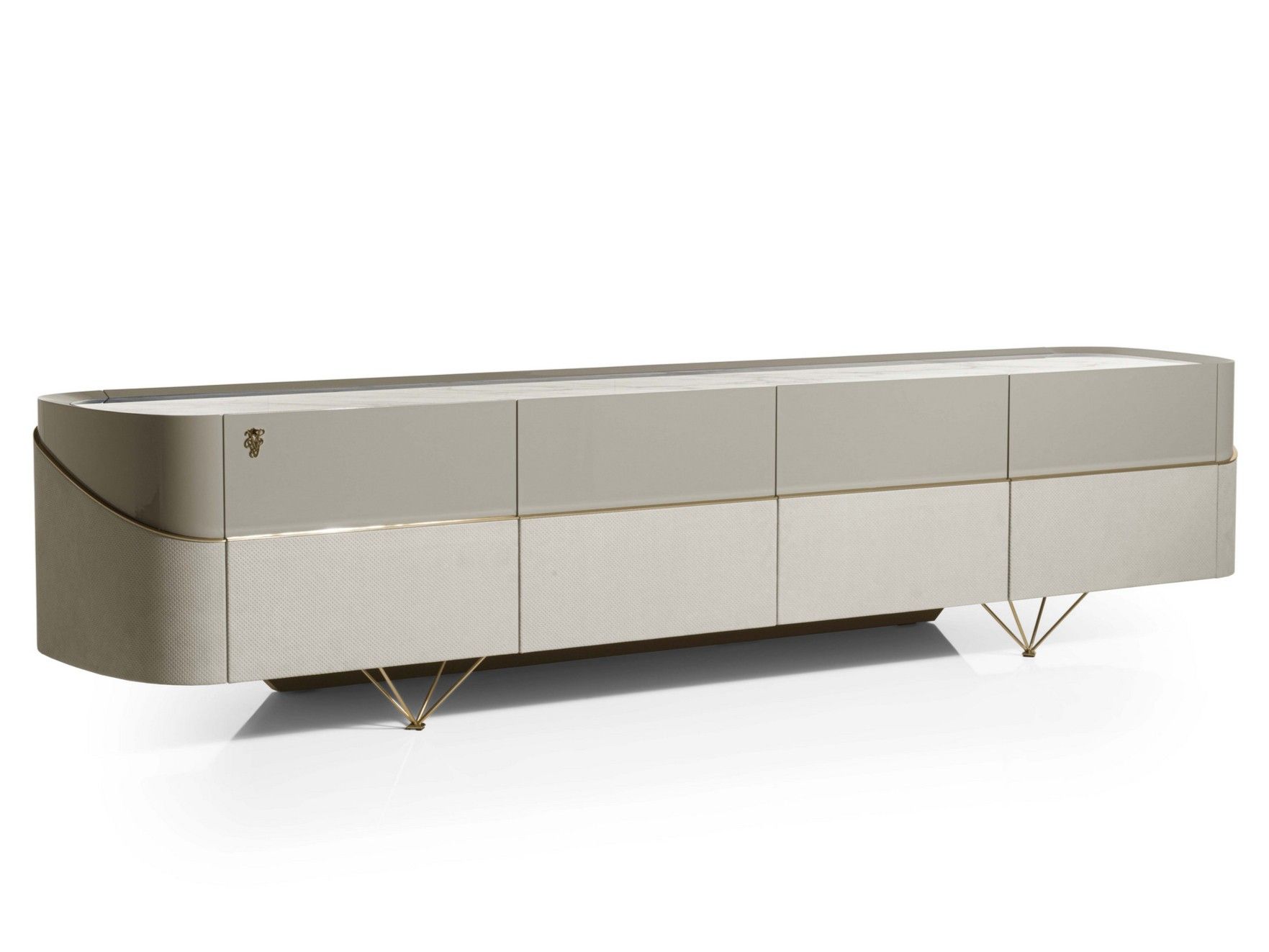 STARLIGHT Wooden sideboard with doors By Visionnaire