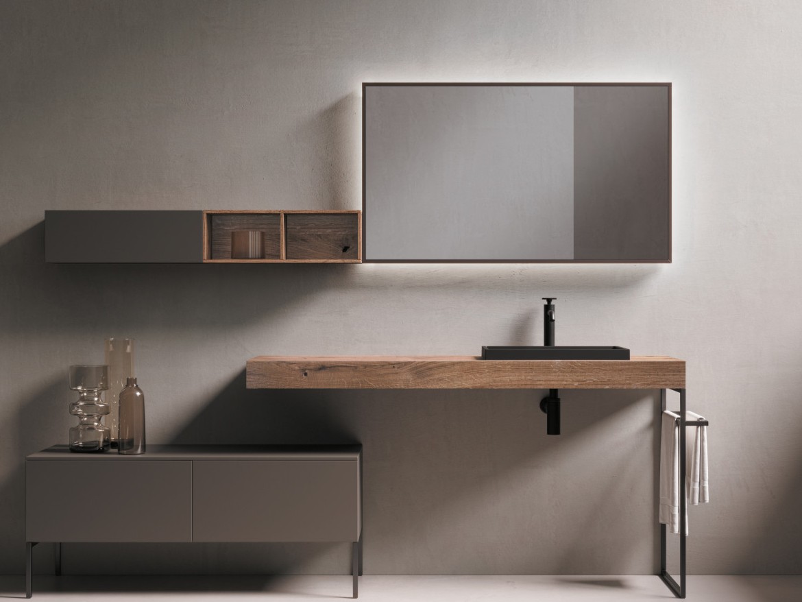 MAKE 21 mueble de baño By LASA IDEA diseño Simone Carloni, Paolo Mori