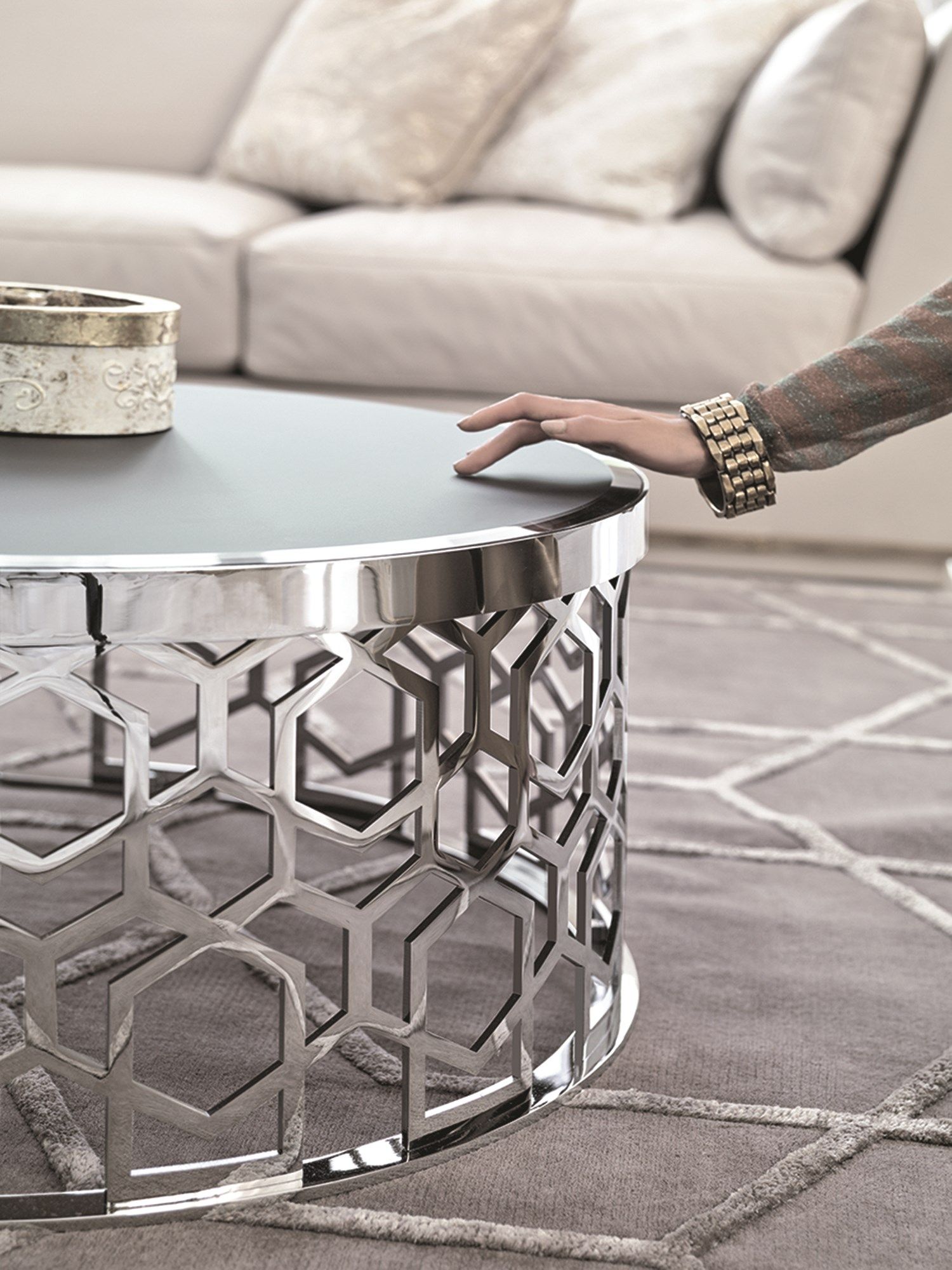MANFRED | Mirrored glass coffee table Loveluxe 2013 – Nobles collection ...