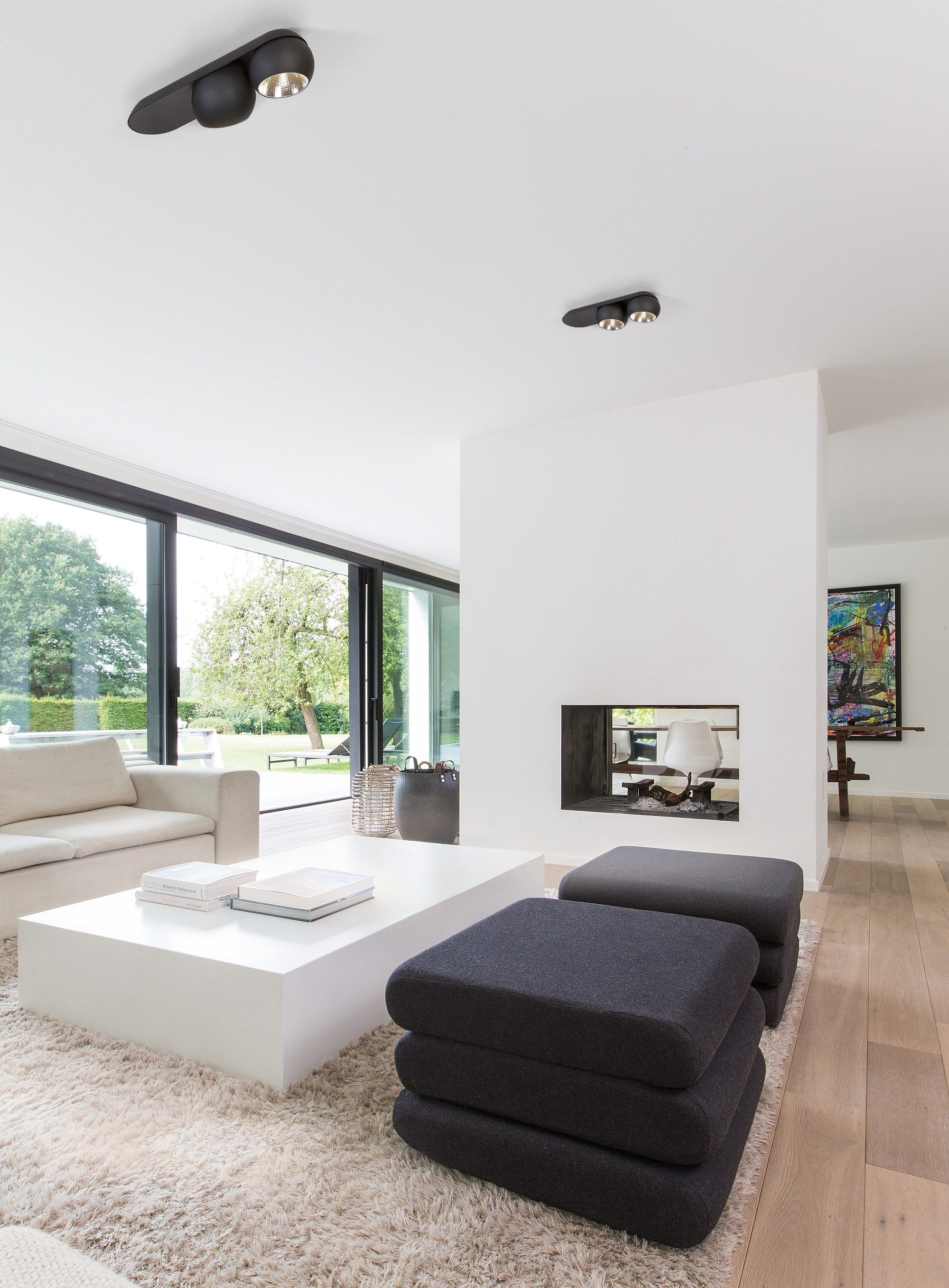 MARBUL LED ceiling adjustable spotlight By Modular Lighting Instruments