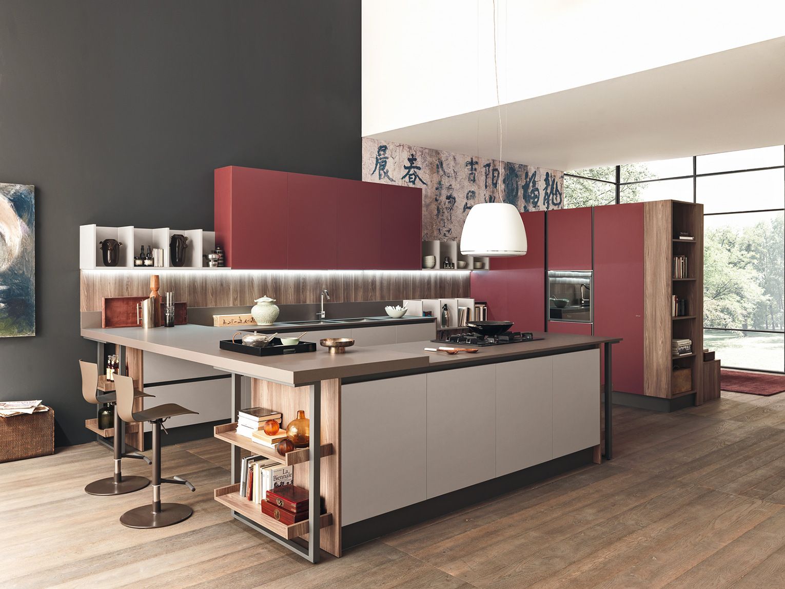 MARINA 3.0 | Fenix-NTM® kitchen By Febal Casa design Alfredo Zengiaro