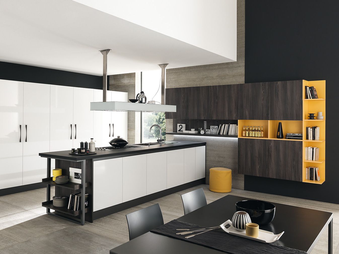 MARINA LINE 3.0 / 02 Cocina integral de Fenix-NTM® con península By ...