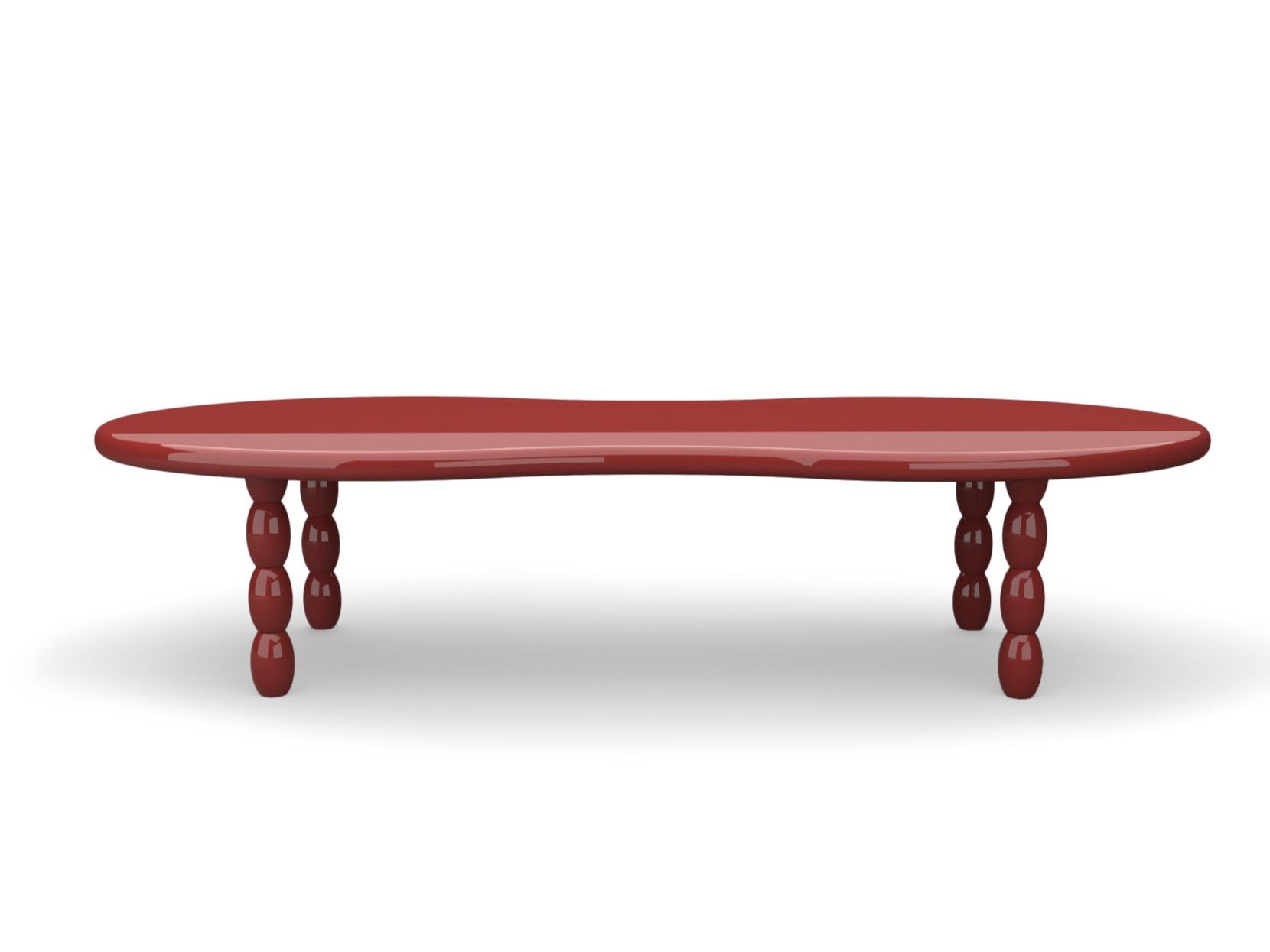 MARLO Low oval coffee table By POPUS EDITIONS | design Yannick Gicquel