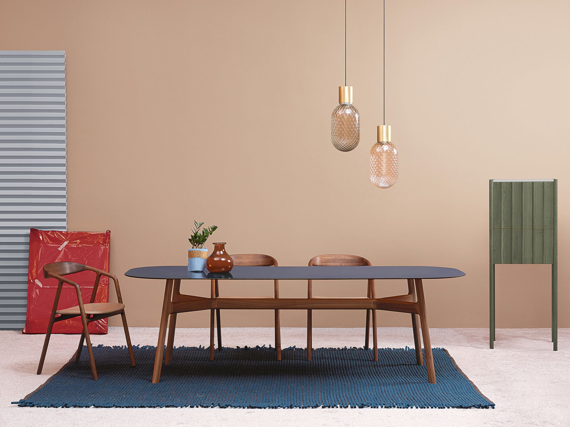 MARSHALL | Wood and glass table Marshall Collection By Woak design ...