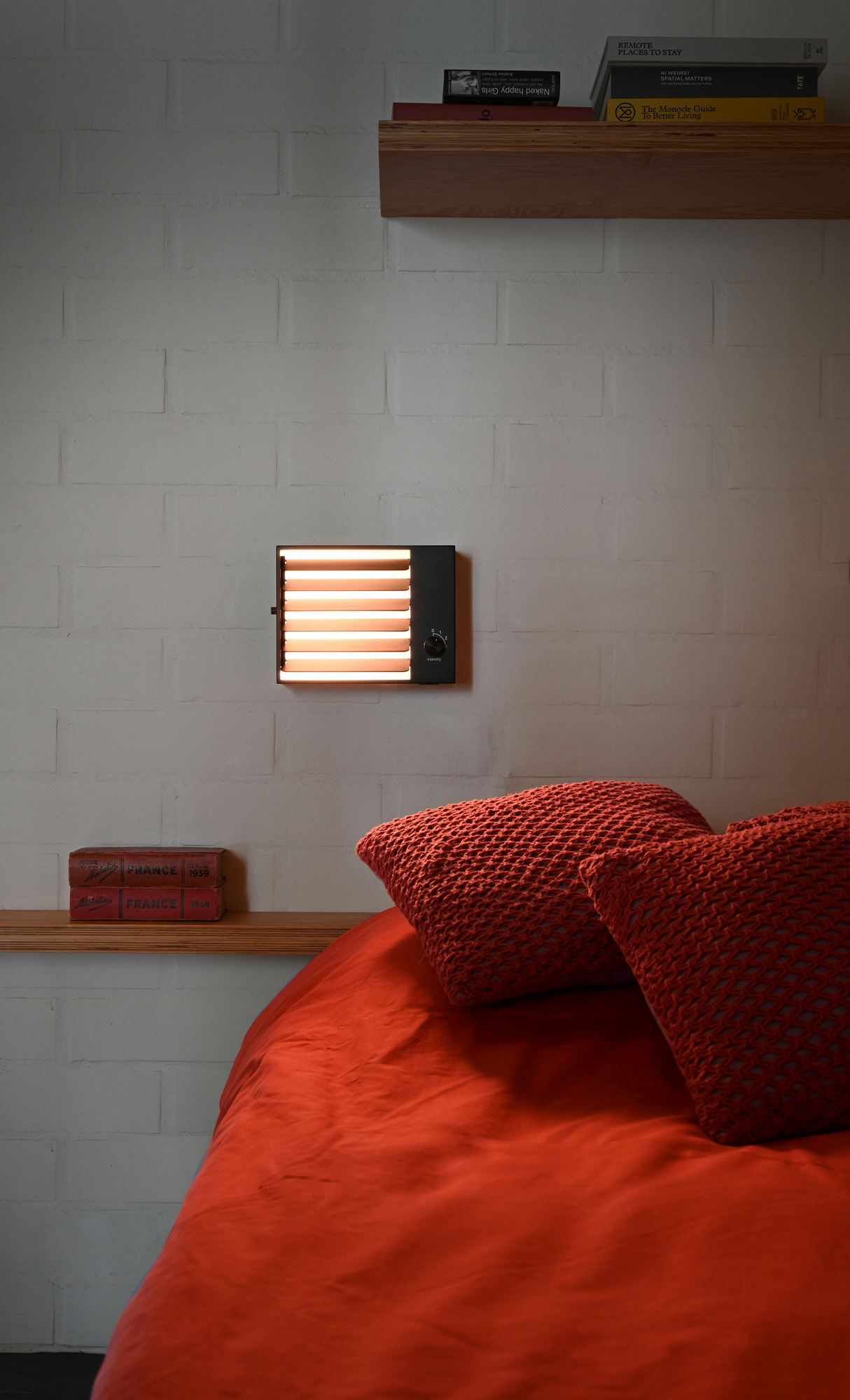 LED powder coated steel wall lamp with USB MARVIN Marvin Collection By ...