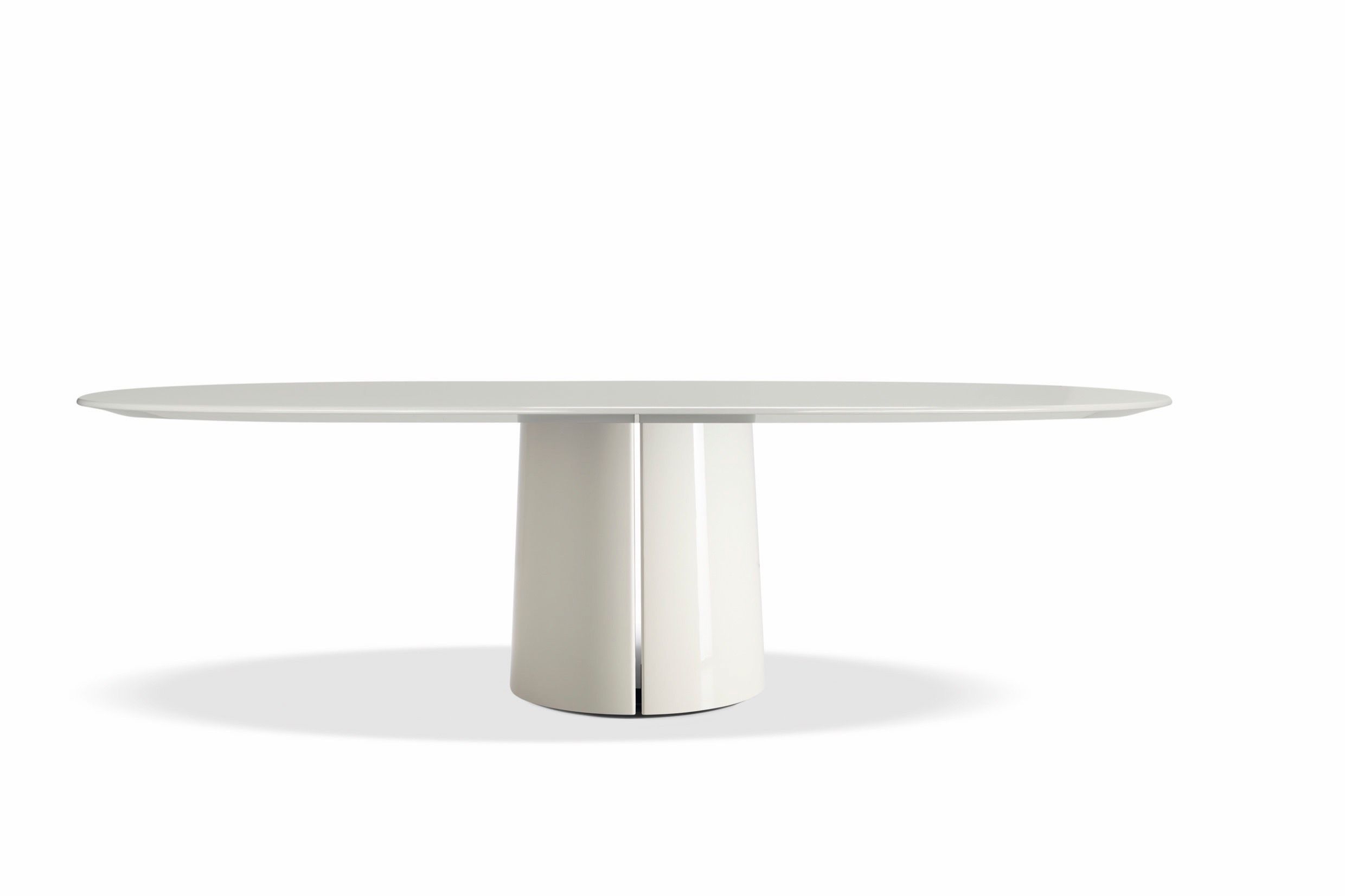 MATEO Oval wooden table By Molteni & C. | design Vincent Van Duysen