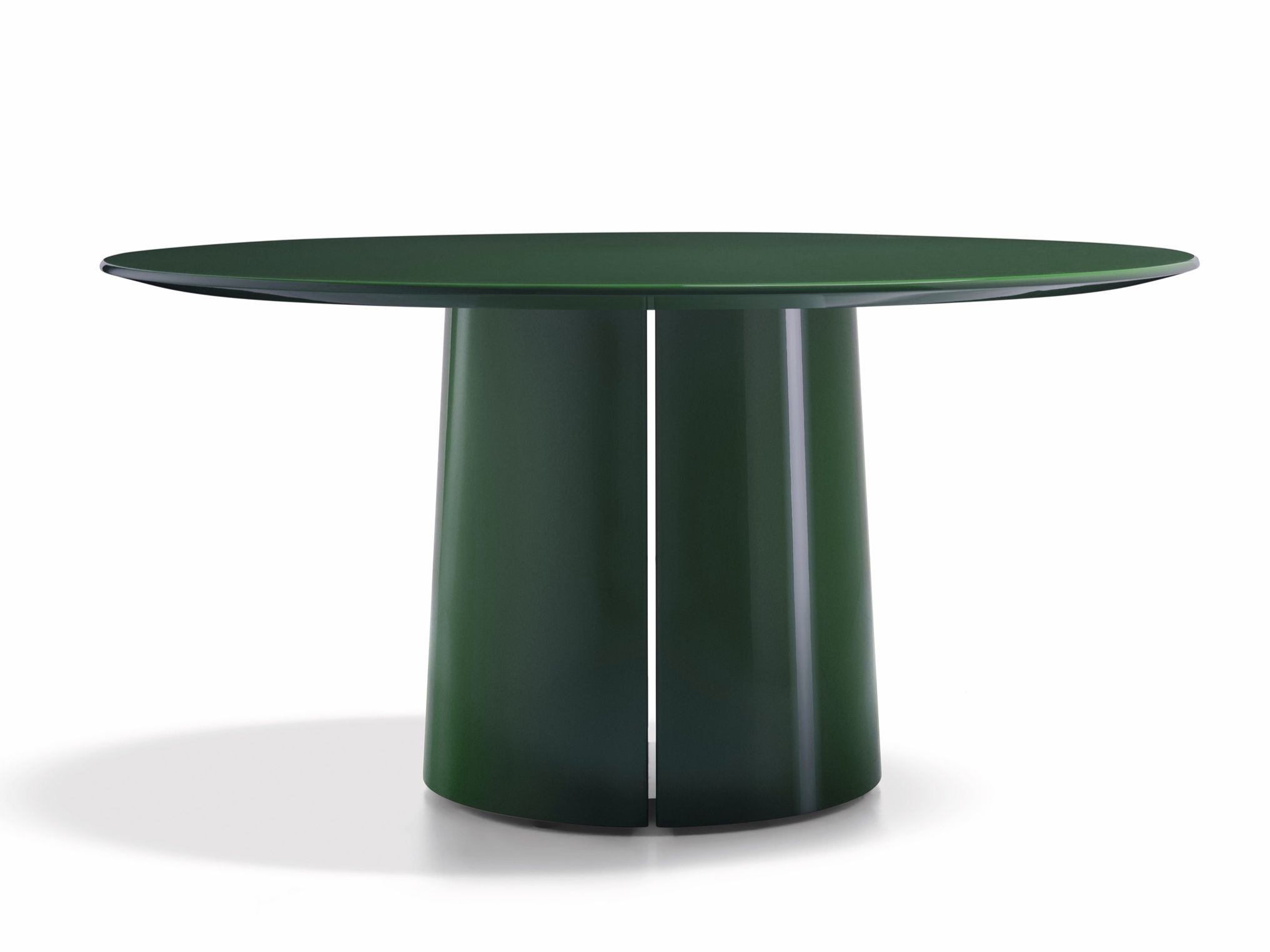 MATEO Round wooden table By Molteni & C. | design Vincent Van Duysen