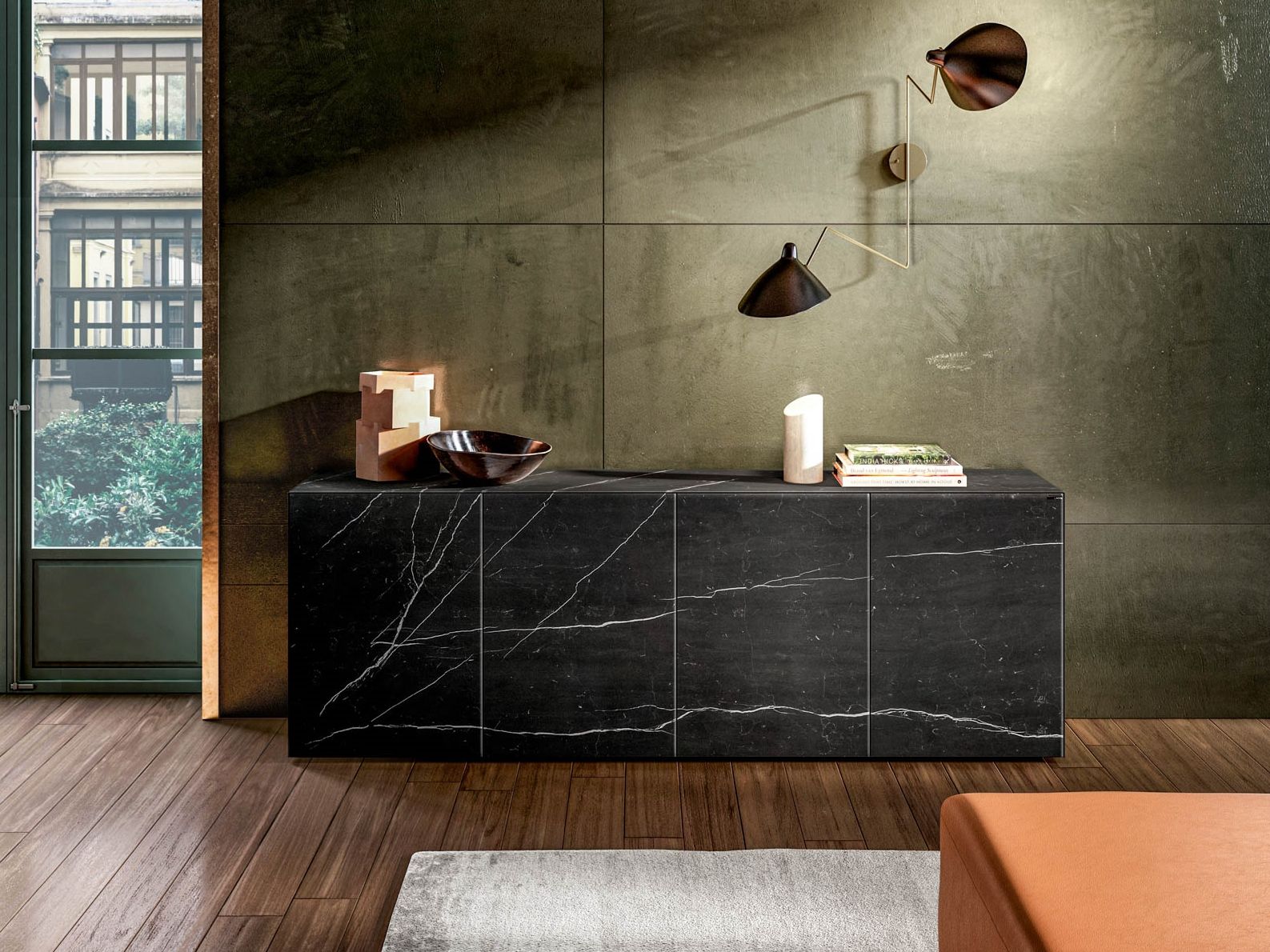 MATERIA 1007 | Sideboard Glass sideboard By Lago | design Daniele Lago