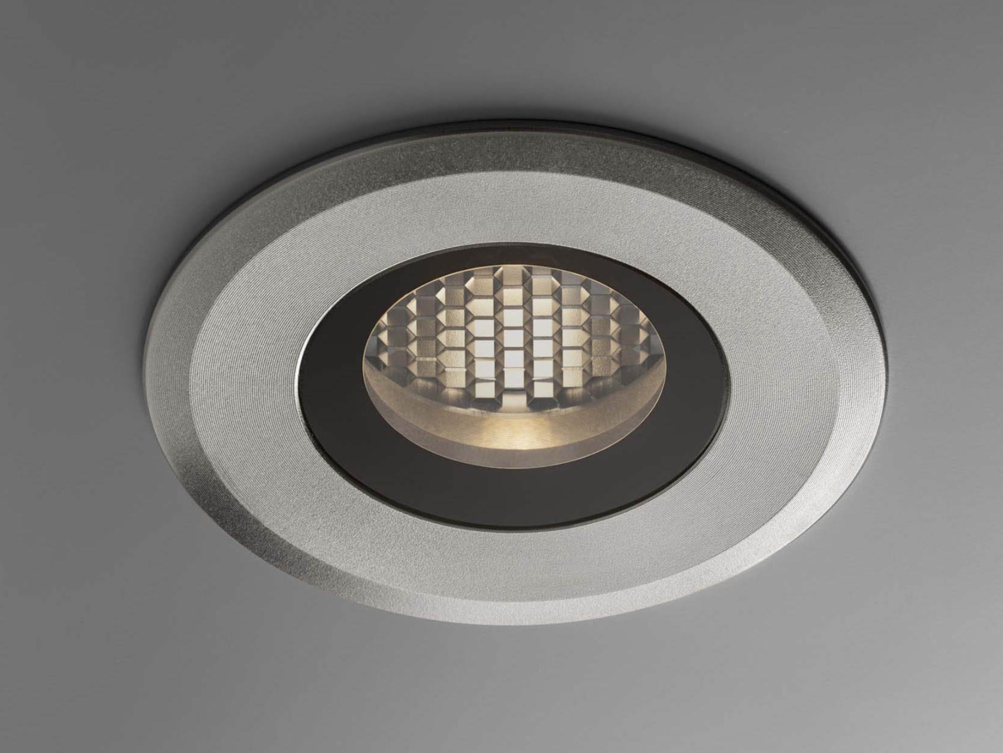 Round clamp recessed aluminium spotlight MAXI DOT DOWN LIGHT By Olev