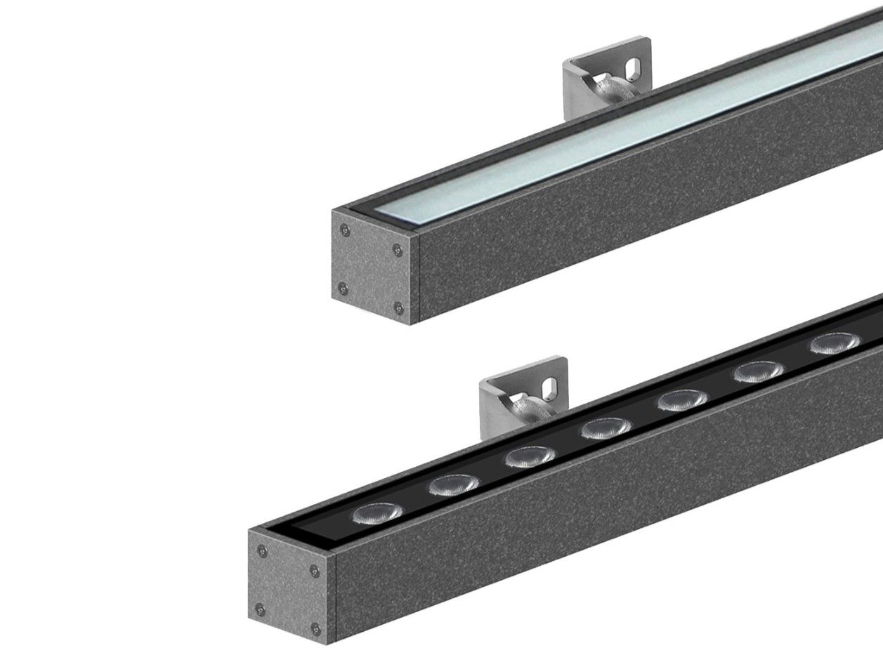 MAXITRATTO WALL Outdoor linear profile By Ghidini Lighting