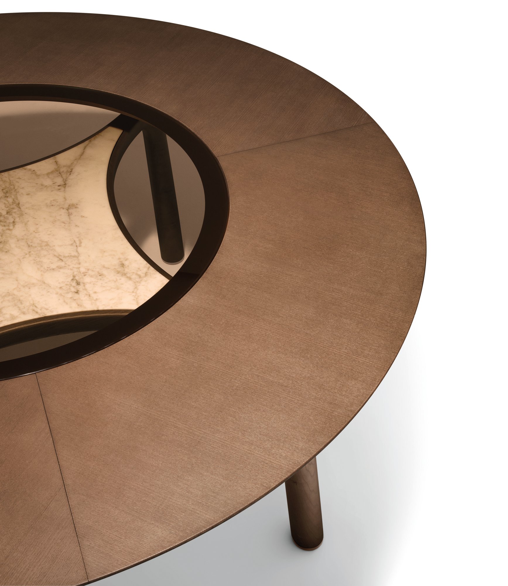 MEMOS | Wooden table By Giorgetti design Roberto Lazzeroni
