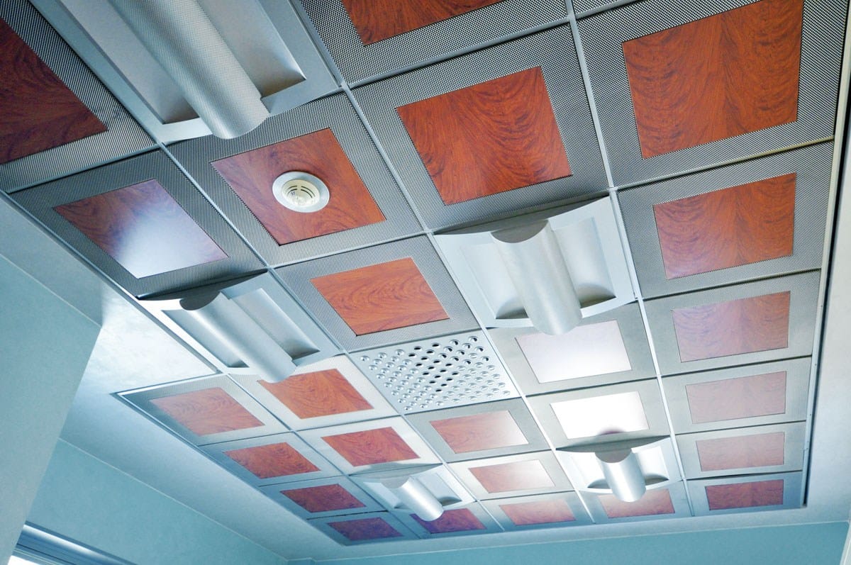 METAL MODULAR Steel ceiling panels By atena