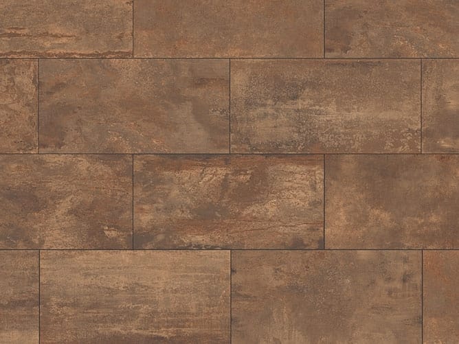 Pavimento per esterni in gres porcellanato effetto metallo METALLICO CORTEN RUST Collezione ...