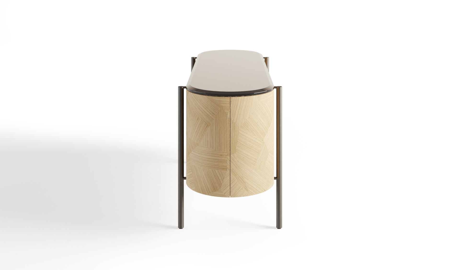 MIA | Sideboard with doors Wood veneer sideboard By Cafedesart