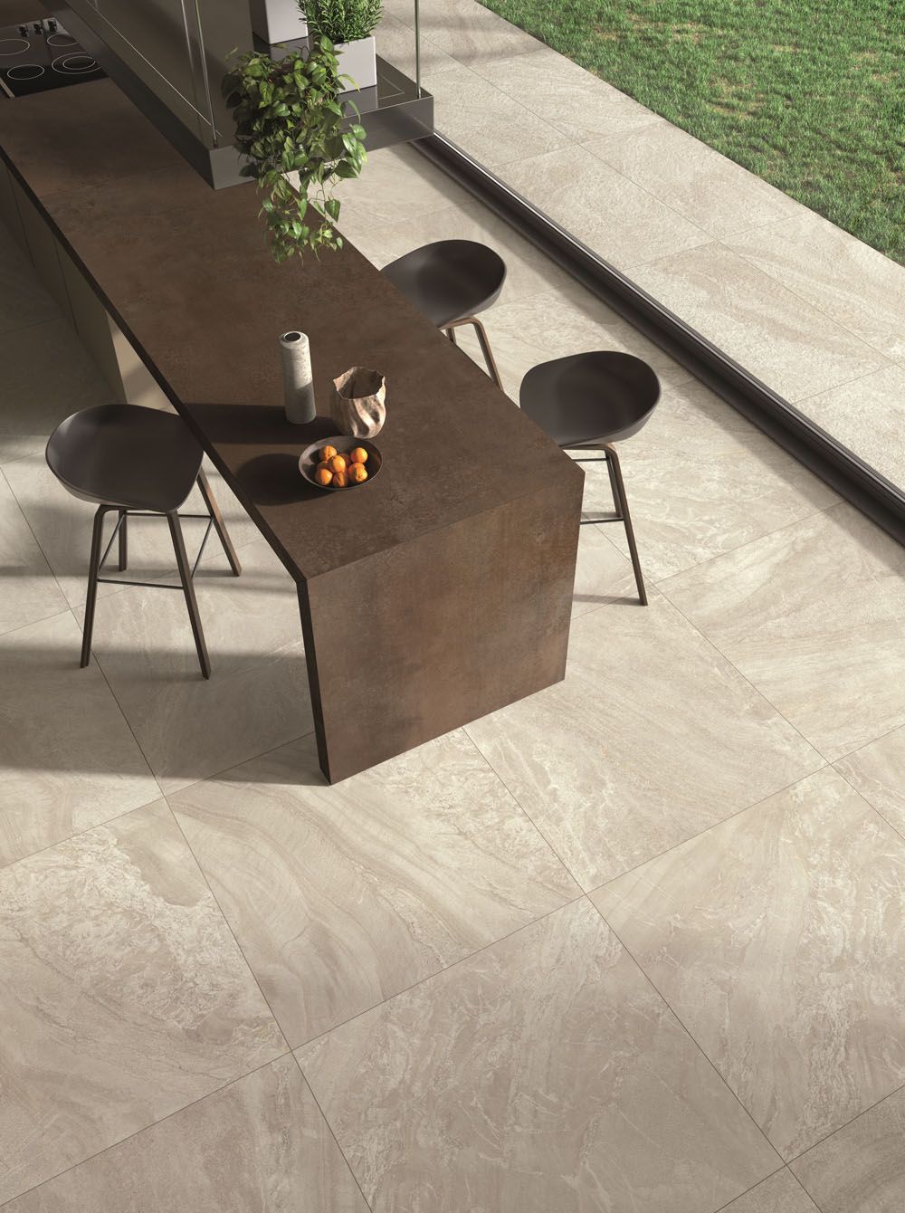 MIDTOWN WHITE outdoor floor tiles By Panaria Ceramica