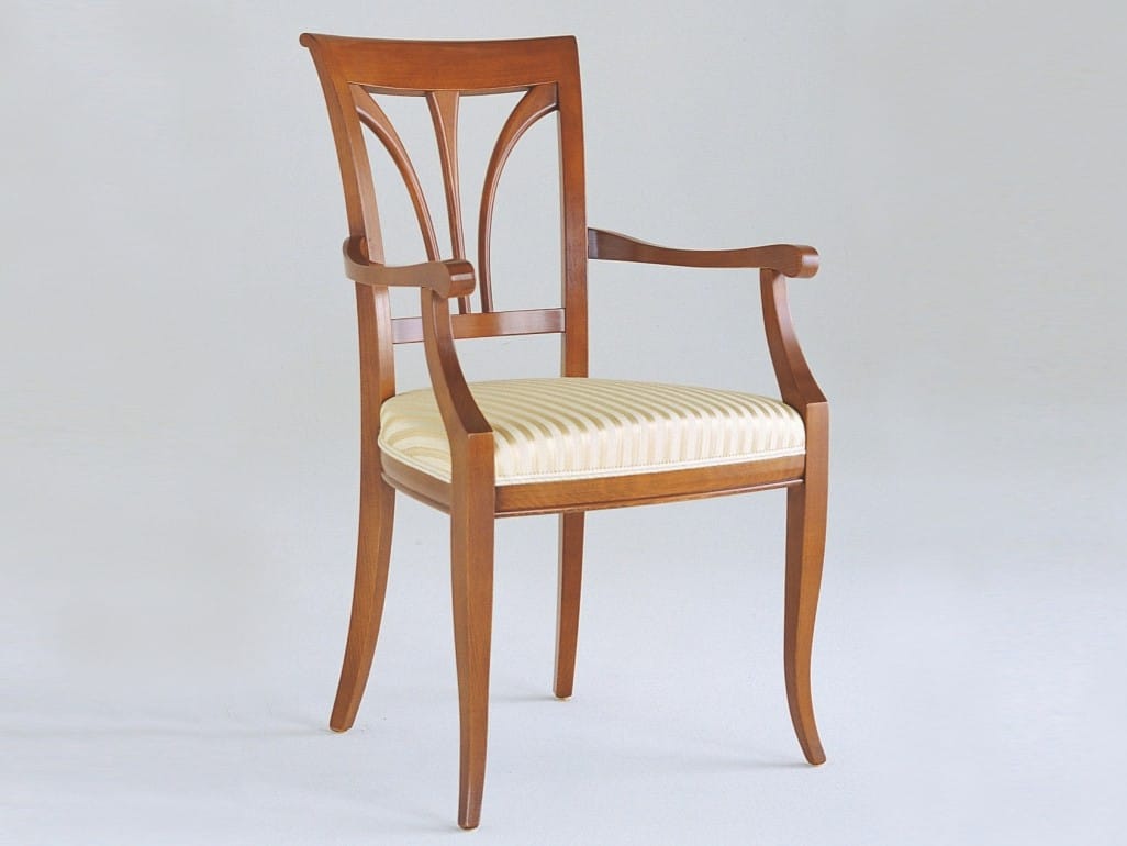 MILANO | Chair with armrests By SELVA