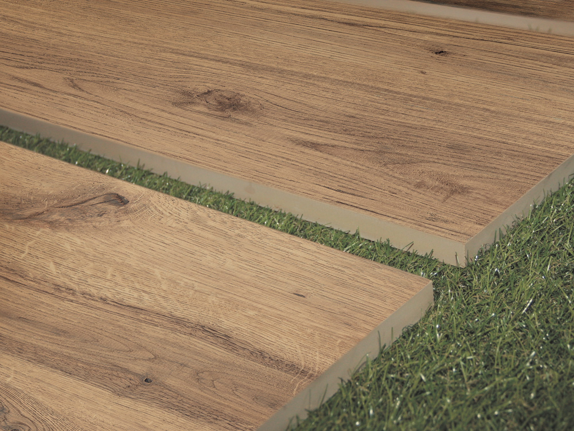 MILLELEGNI SCOTTISH OAK Indoor/outdoor porcelain stoneware wall/floor ...