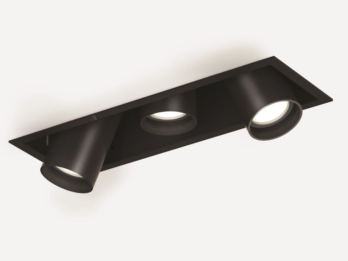 LED adjustable recessed metal spotlight MINI SIGHT 3 By Lucifero's