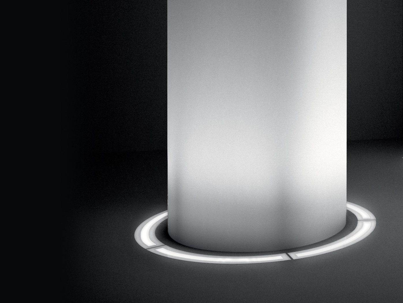 LED walkover light outdoor extruded aluminium steplight MINIROUND By SIMES