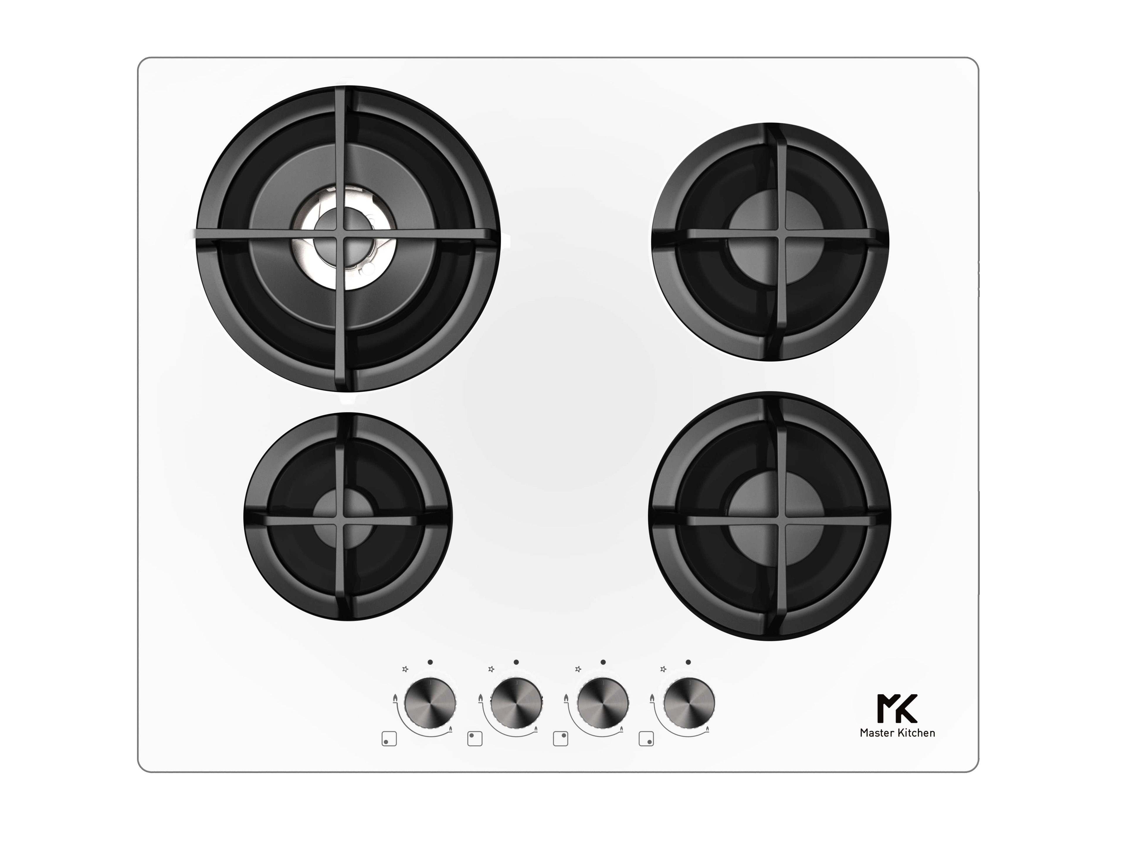 MKHG 603101-PR TC WH | Hob Gas built-in hob By Master Kitchen