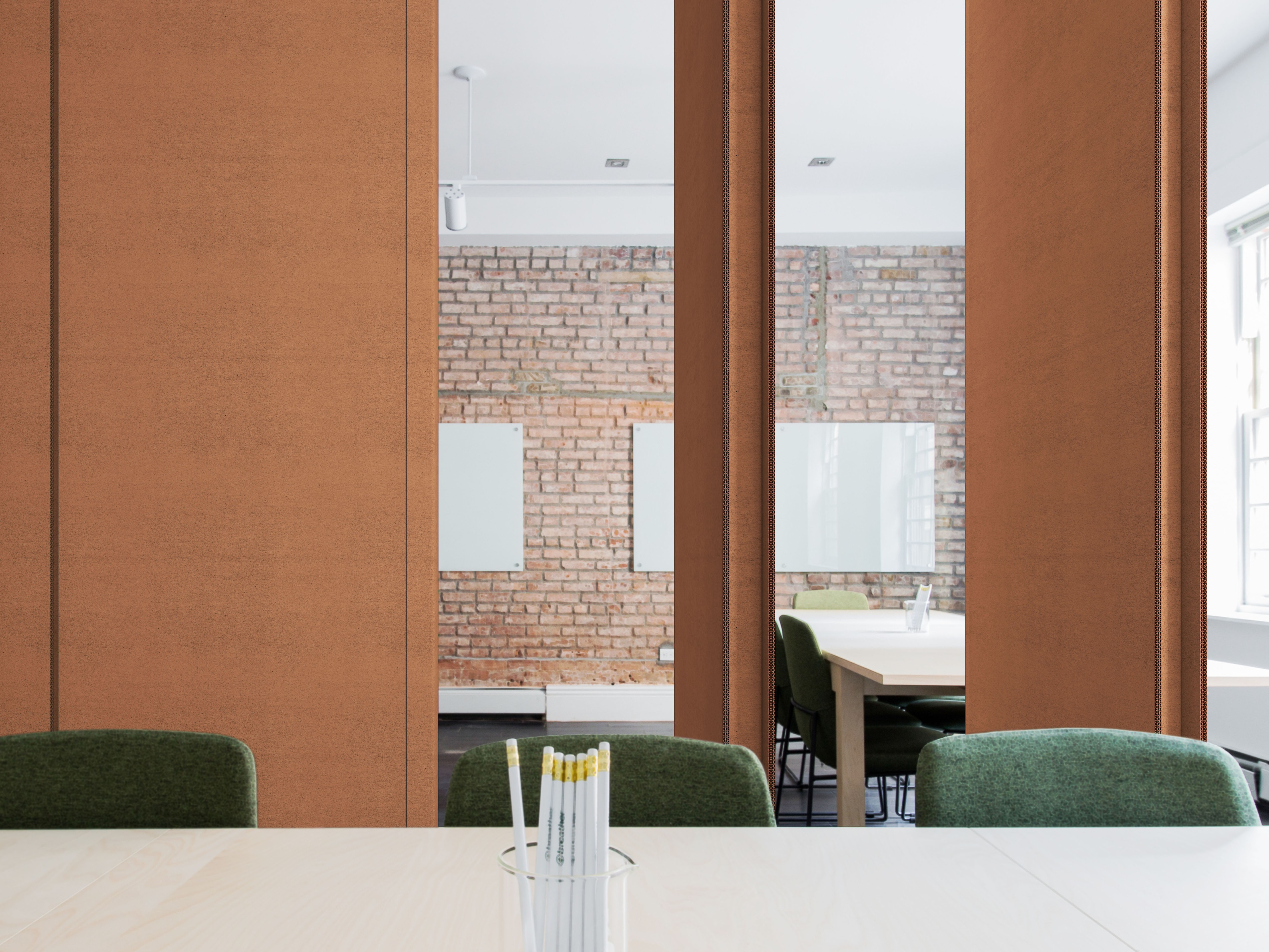 Cardboard operable wall MO-WALL T Paper Mo-Wall Collection By Archicart