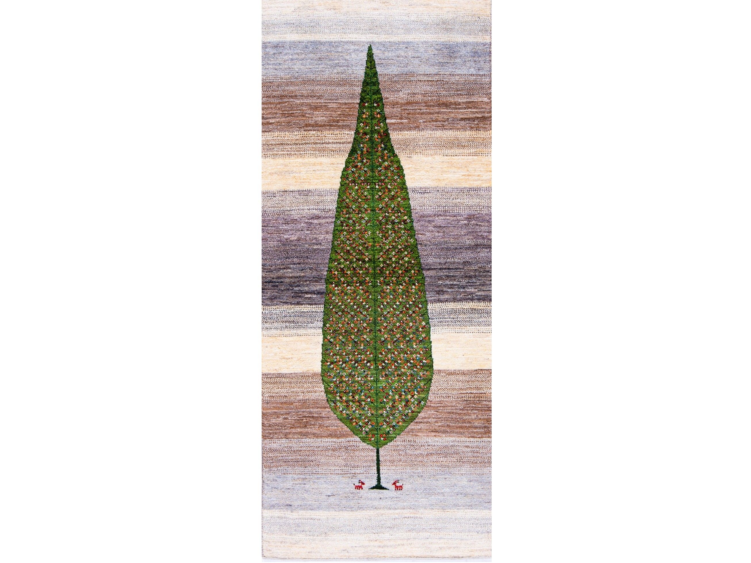 MODERNIST TREE OF LIFE RUNNER 5 Rug By Zollanvari