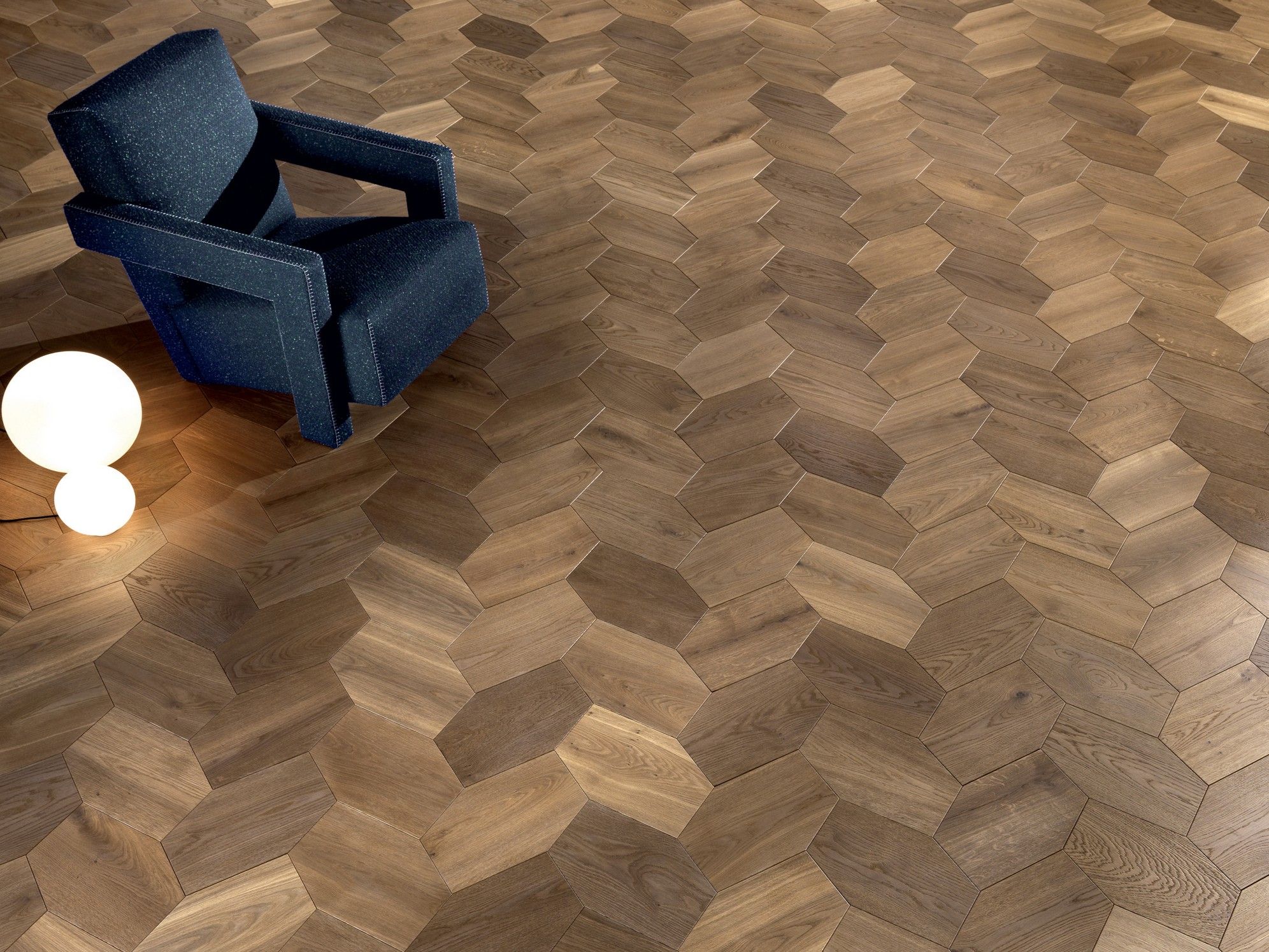 Oak flooring DESIGN PANELS OMBRE I Moduli Design Collection By FOGLIE D'ORO