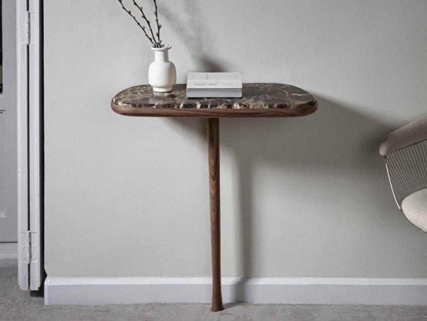 MOMENTS | Dark Emperador marble console table Moments Collection By nomon design Andrés Martínez