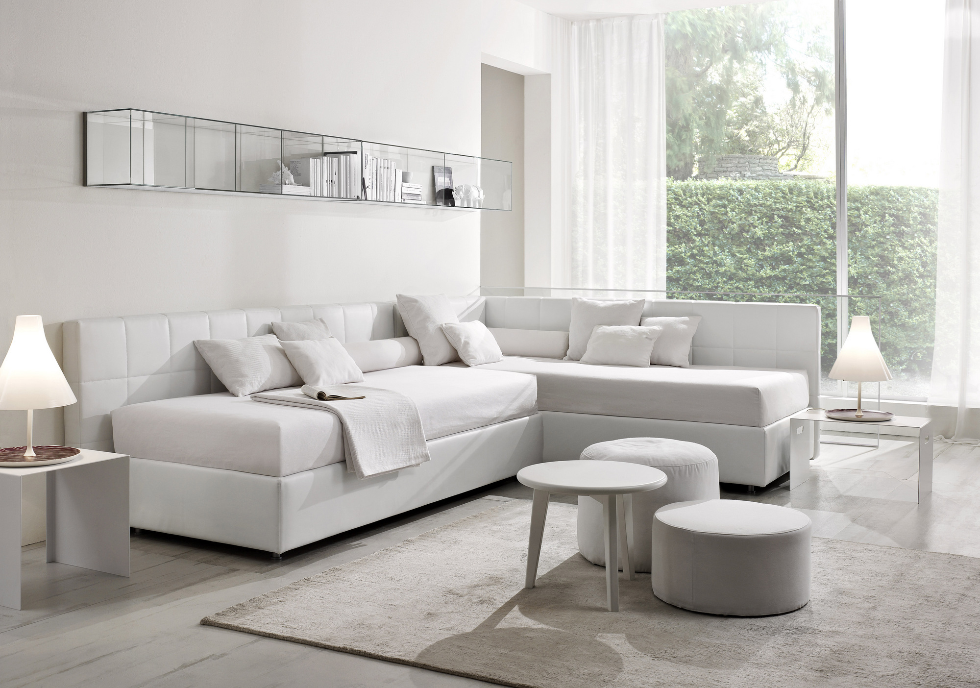 MONO Upholstered single bed By Duomo Design