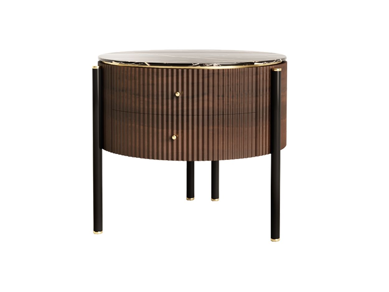 MOONLIGHT bedside table By ANA ROQUE INTERIORS