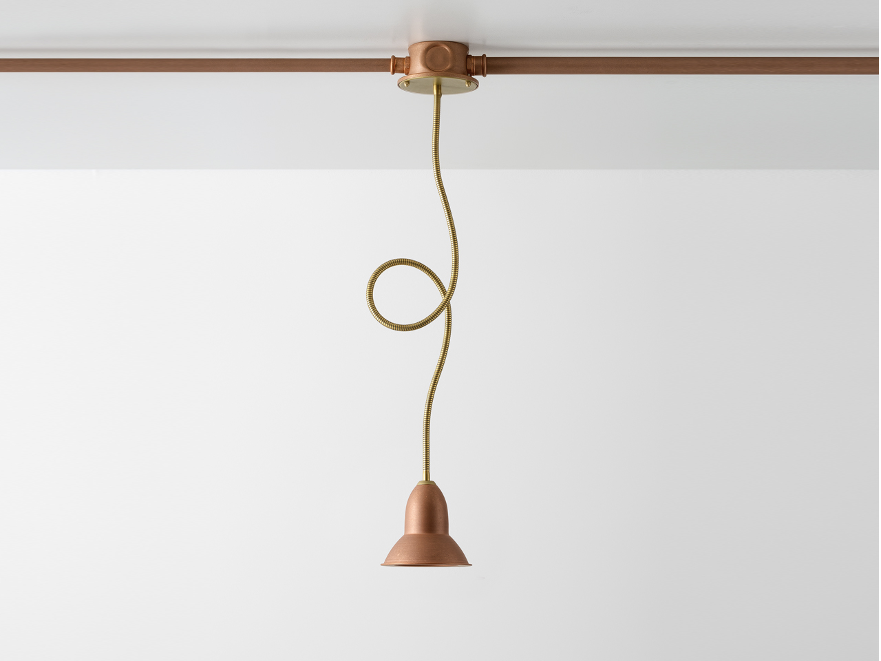 MULTIBOX SYSTEM LED adjustable copper ceiling lamp with swing arm By ...