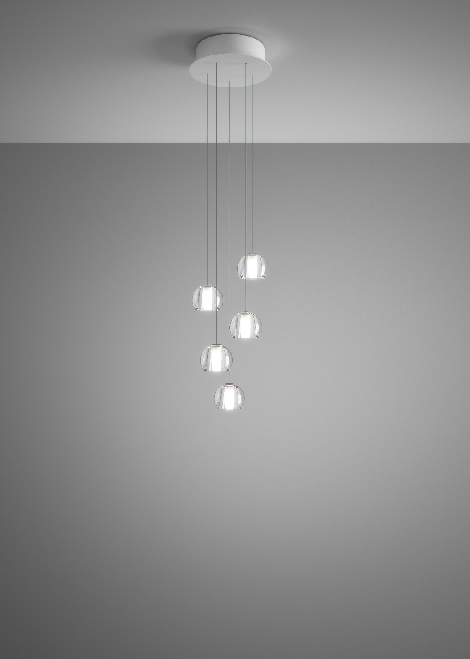 MULTISPOT BELUGA | Direct light pendant lamp Multispot Collection By ...