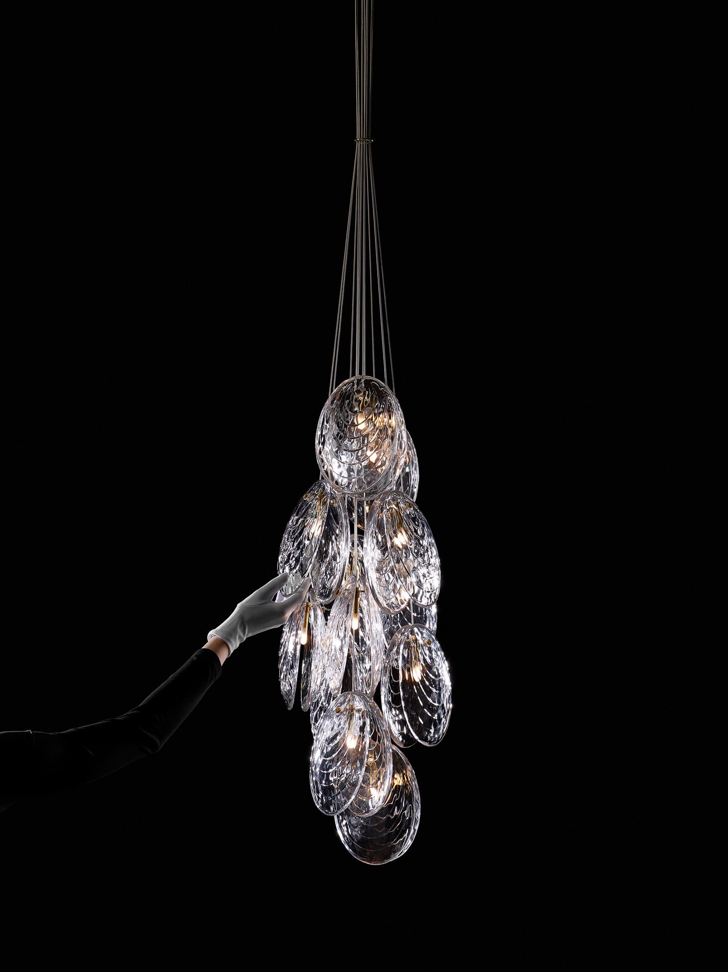 MUSSELS CLUSTER 12 Pendant lamp By Bomma
