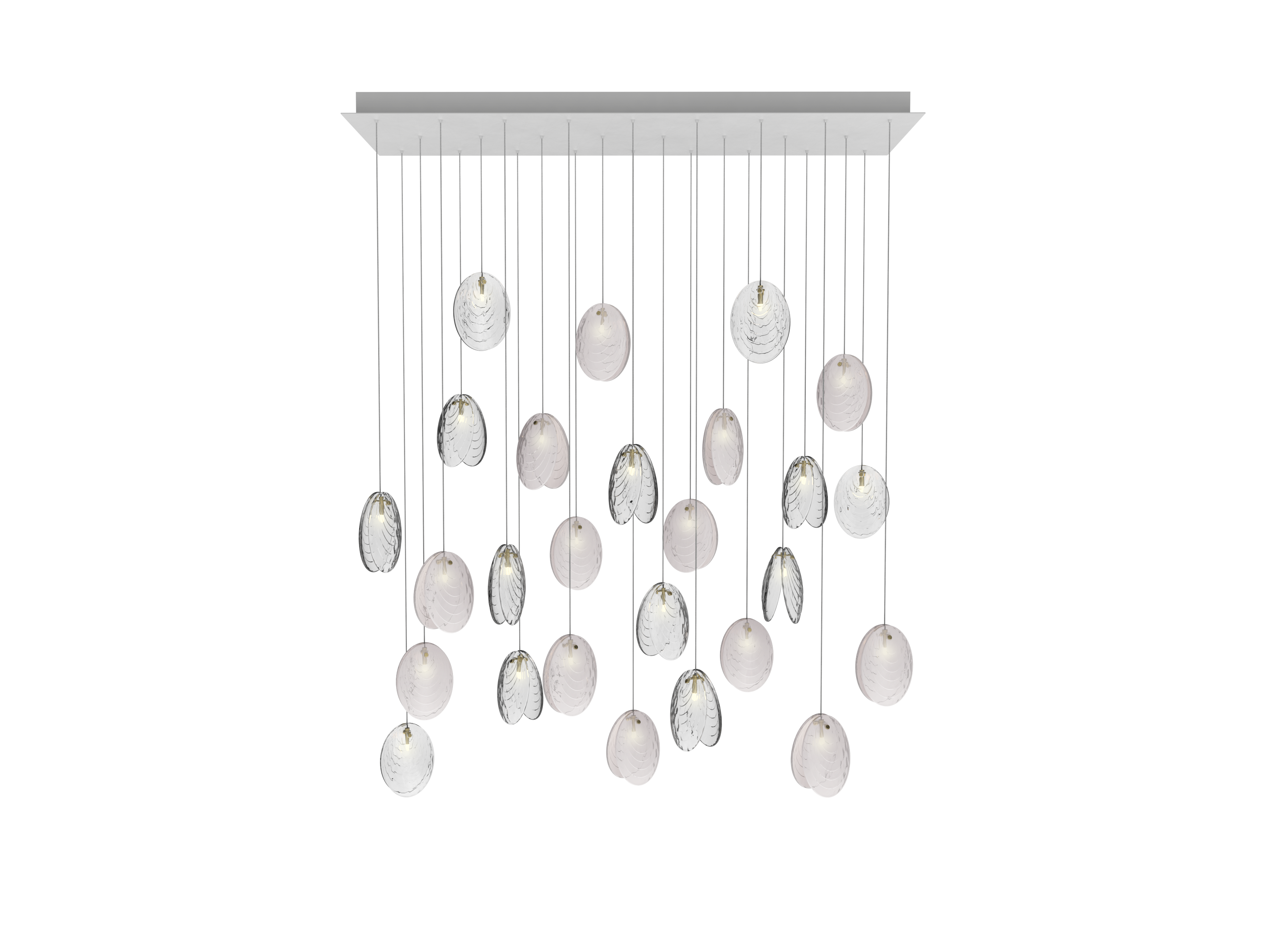 MUSSELS RECTANGULAR 26 pendant lamp By bomma