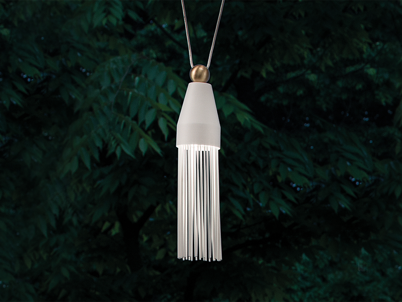 NAPPE N3 LED painted metal pendant lamp By Masiero | design Marco Zito