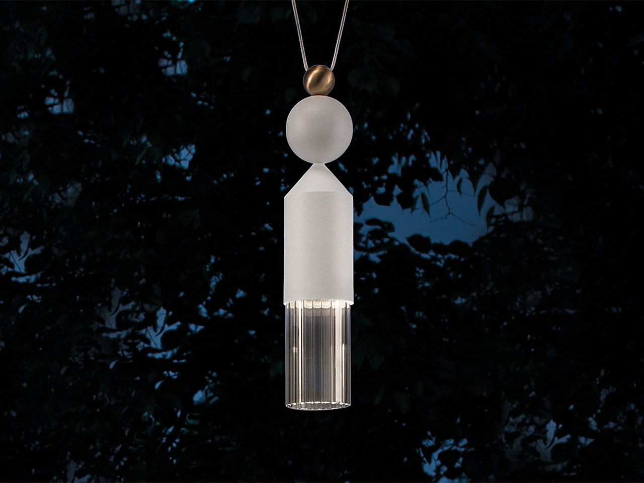 NAPPE N4 LED painted metal pendant lamp By Masiero | design Marco Zito