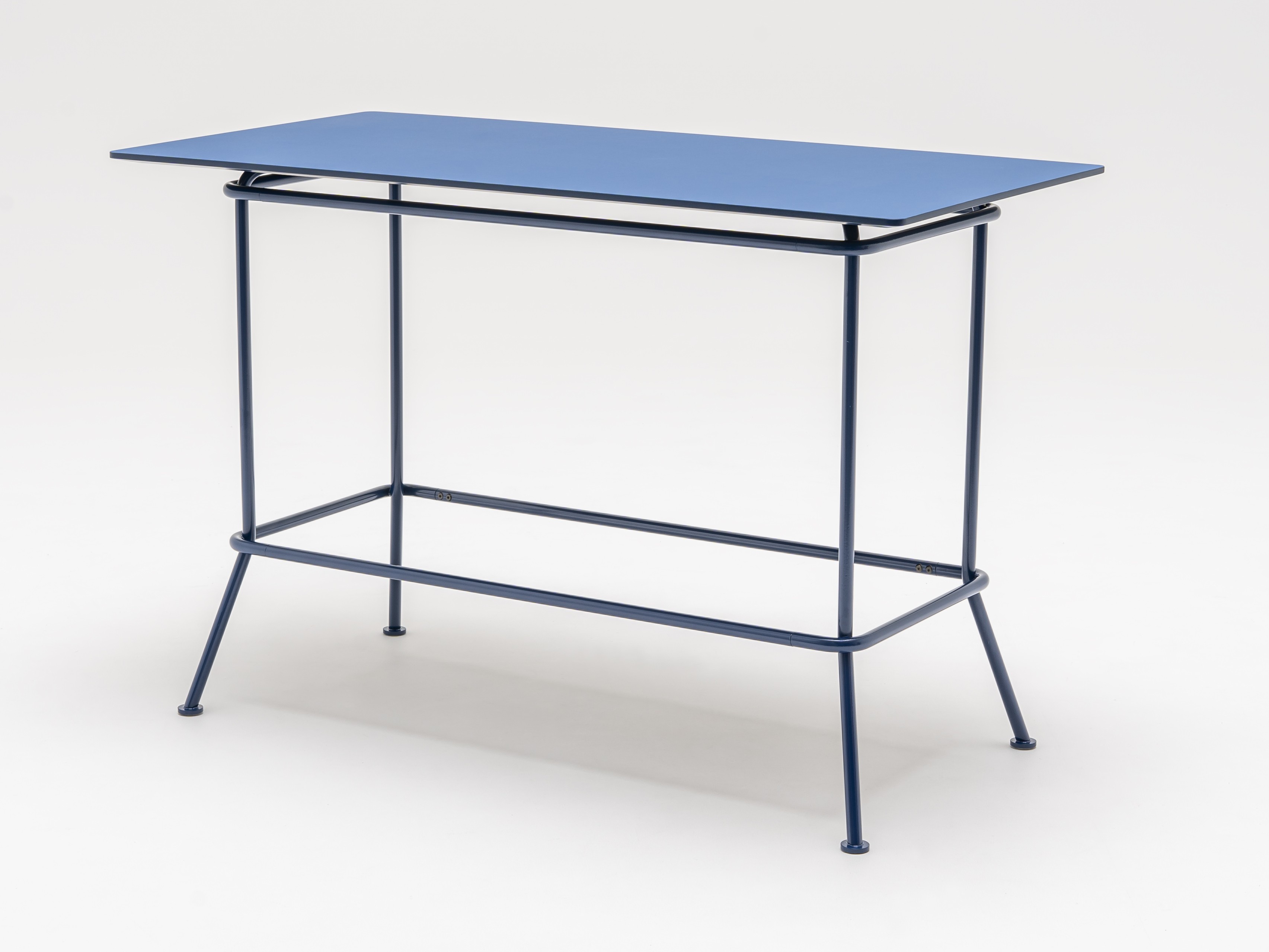 NEW SCHOOL Rectangular metal high table By MDD