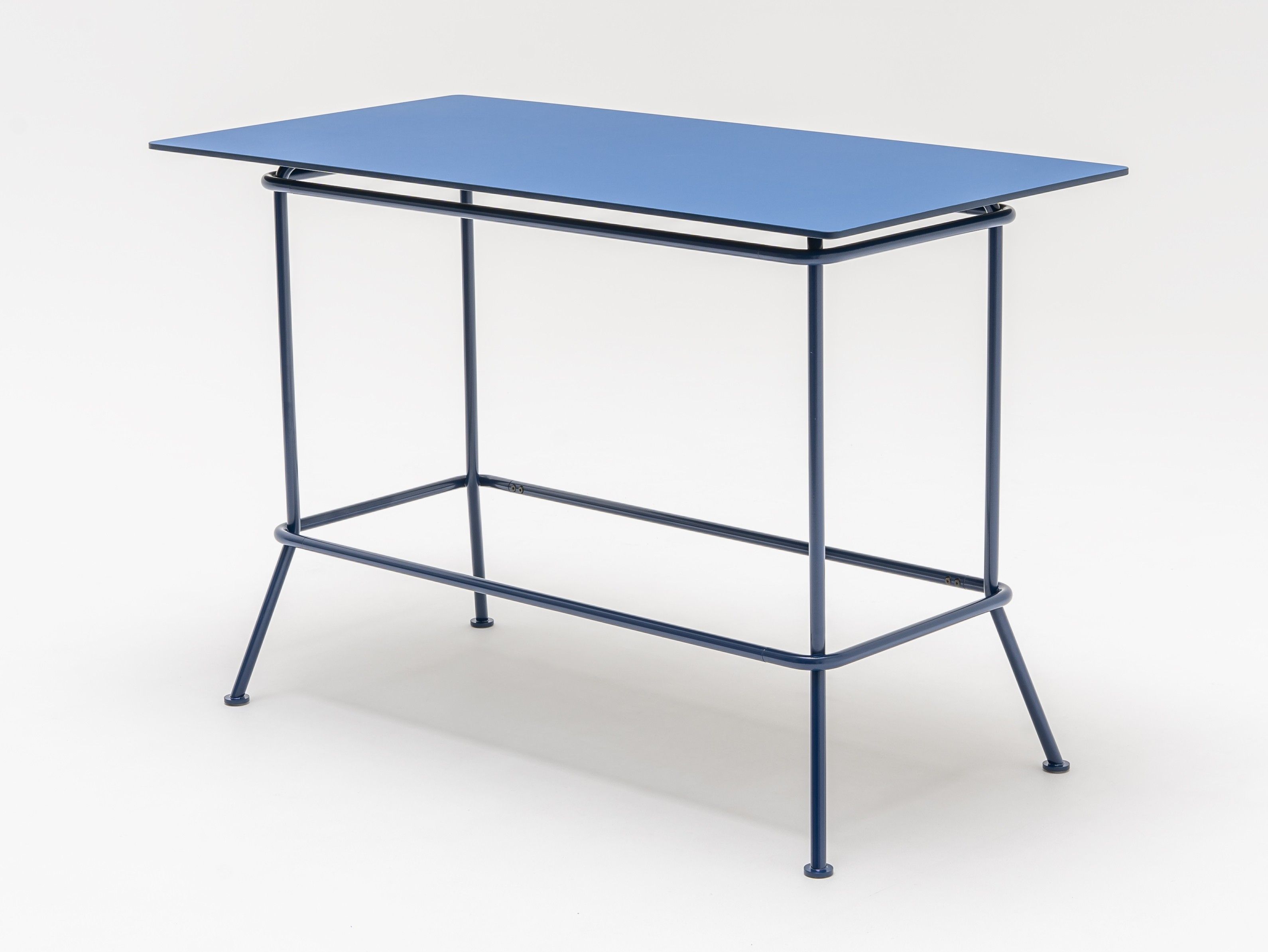 NEW SCHOOL Rectangular metal high table By MDD
