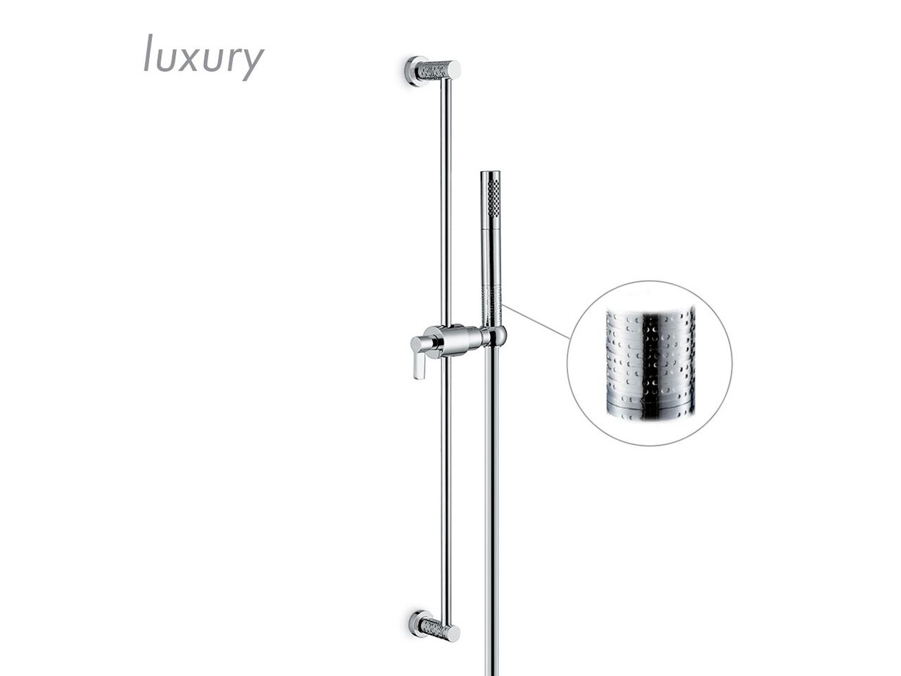 BLINK CHIC Shower wallbar with hand shower By newform