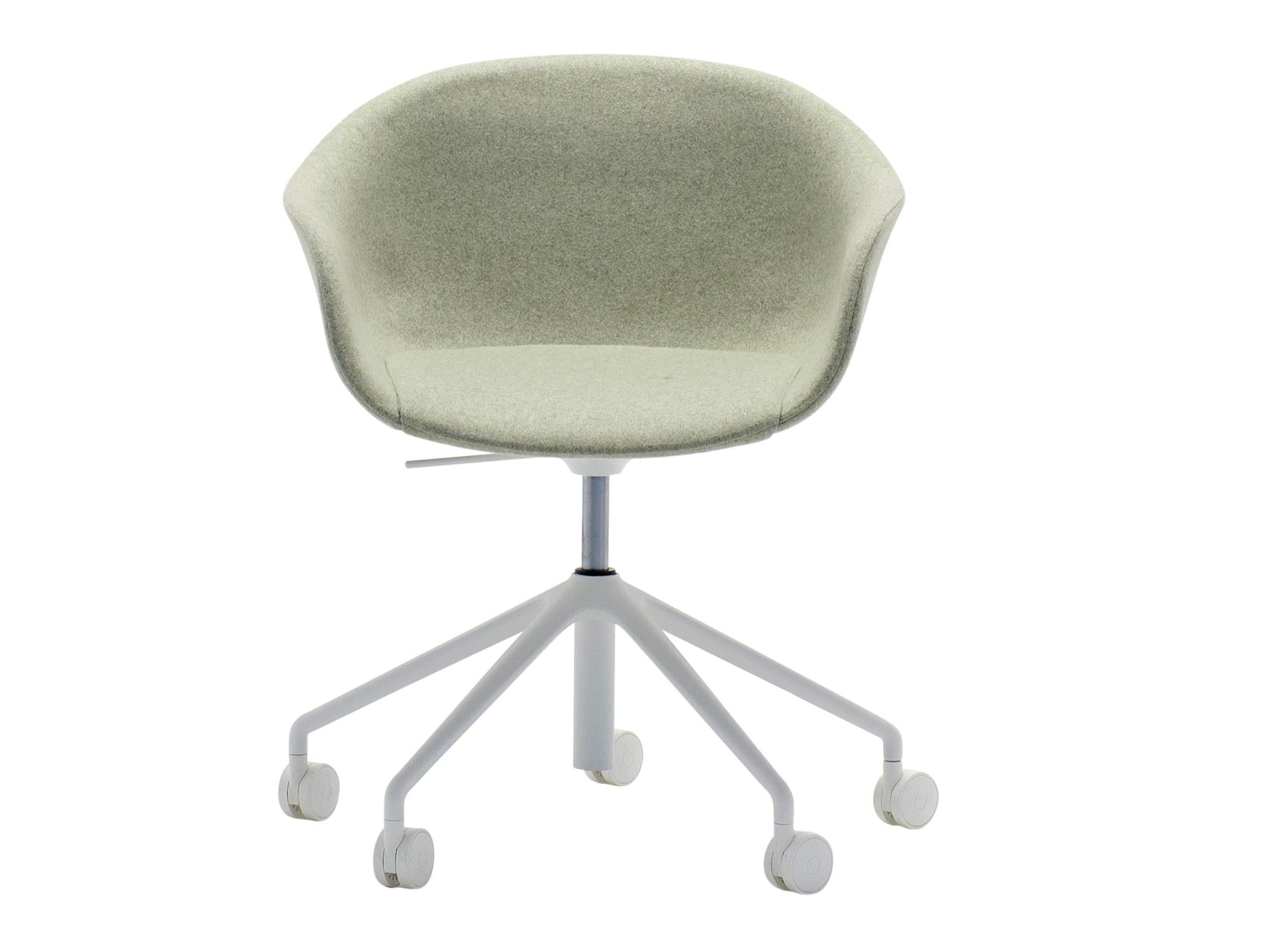 Swivel fabric office chair with 5-Spoke base with castors NEXT SO0498 ...