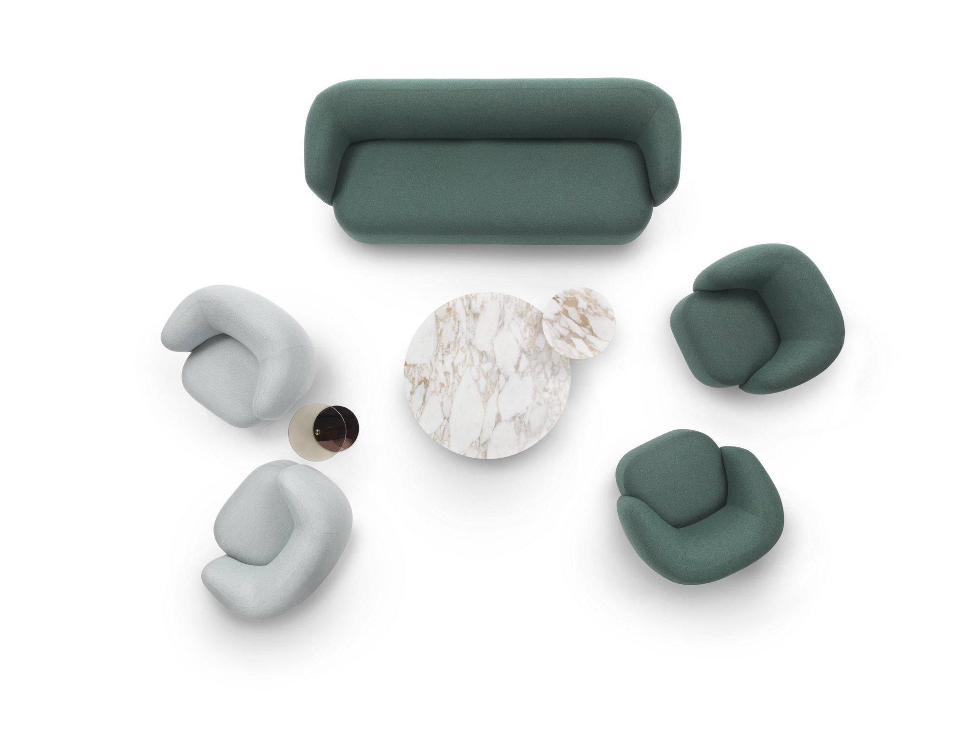 NOAH 3 seater sofa By Marelli | design Luca Erba