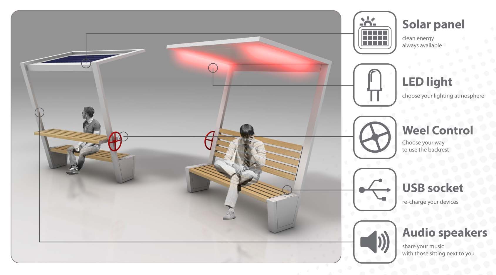 Bench / porch O-BENCH By GARDA DESIGN