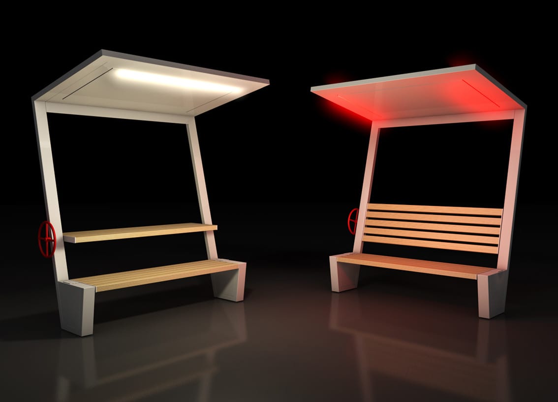 Bench / porch O-BENCH By GARDA DESIGN