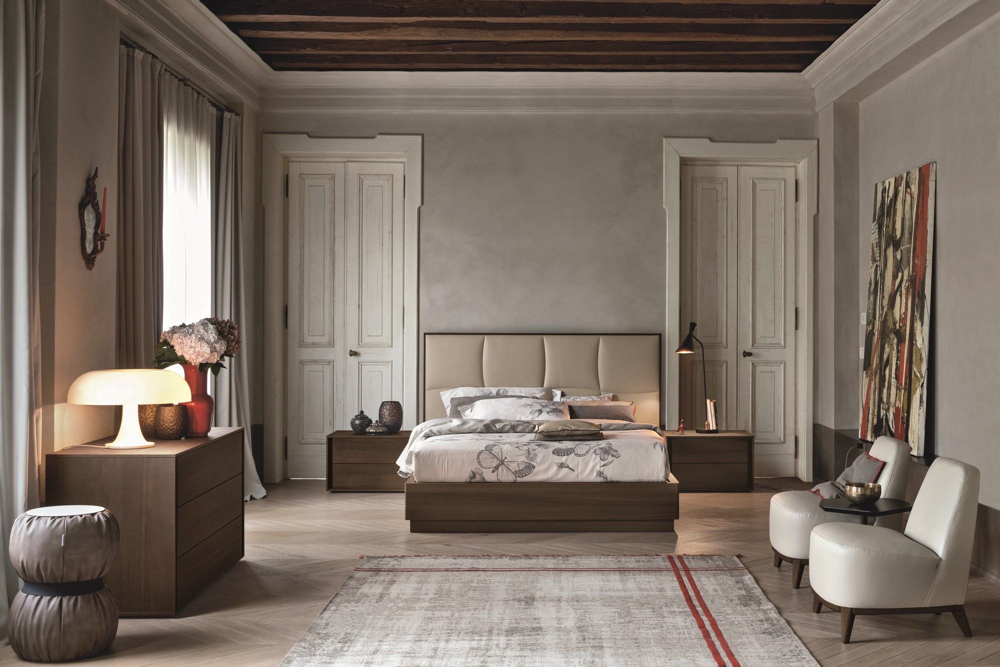 VIP | Oak bedside table Vip Collection By Gruppo Tomasella