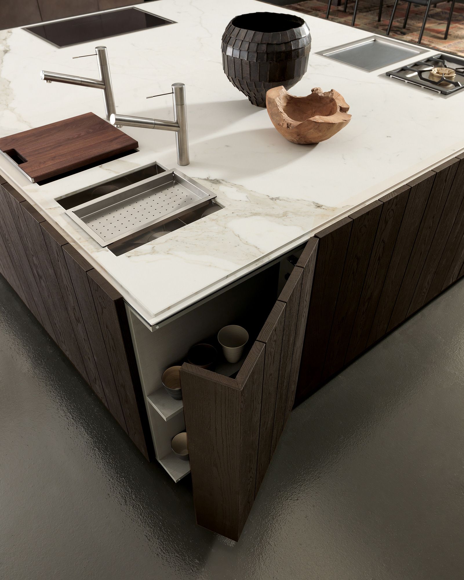 FLOAT | Oak kitchen Float Collection By MODULNOVA