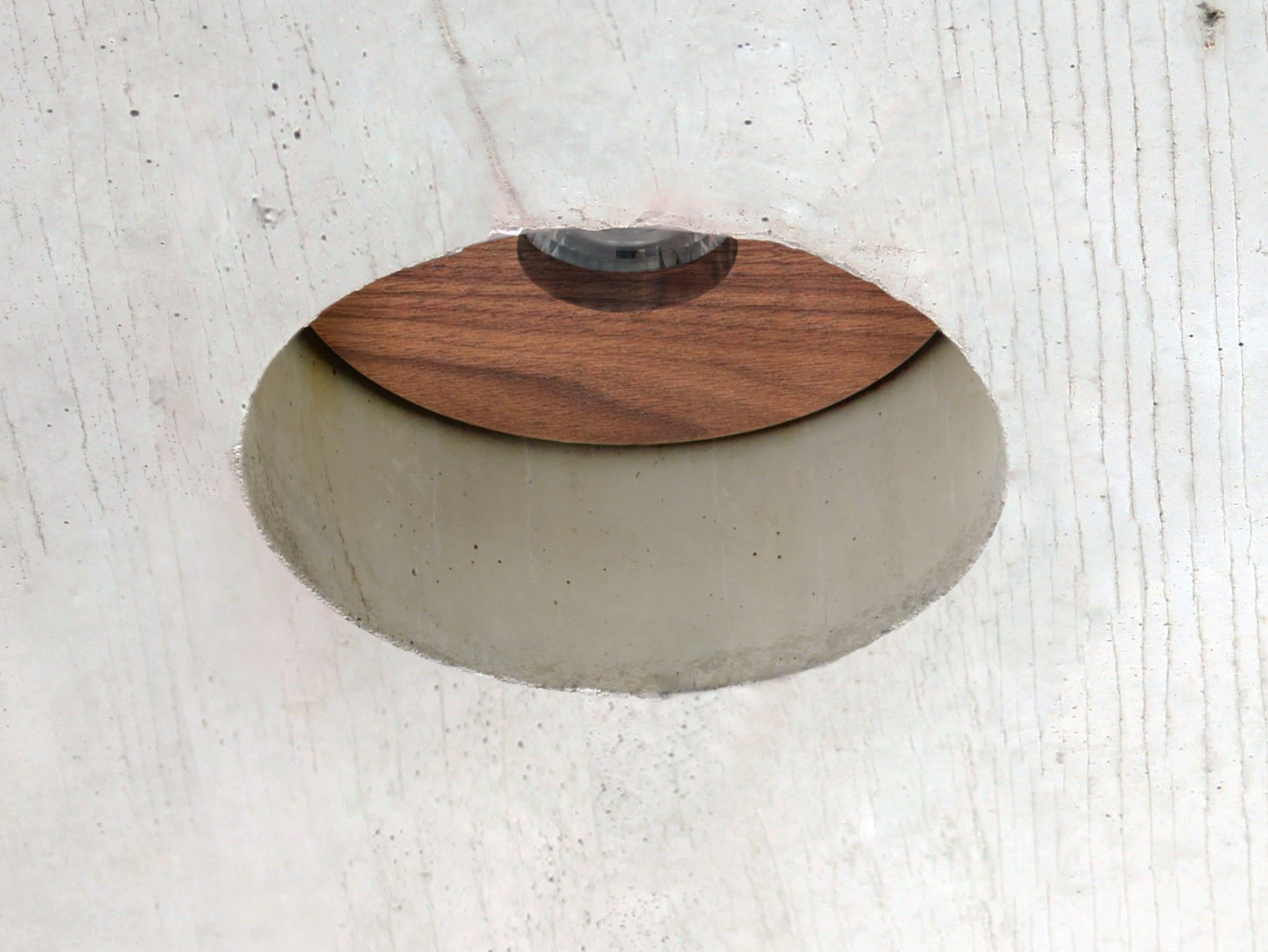 °CD Recessed round oak spotlight with dimmer By Eden Design | design ...